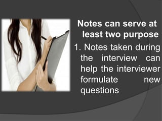 Interview and Observation | PPTX