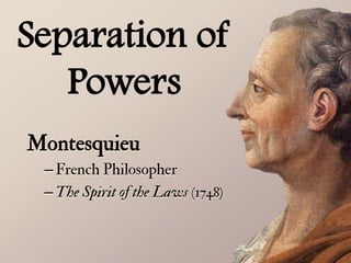 Montesquieu Quotes Separation Of Powers