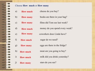 Countable and Uncountable Nouns | PPT