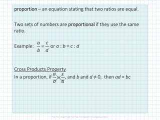 3.9.1 Dilation, Scale Factor, and Proportion | PPT