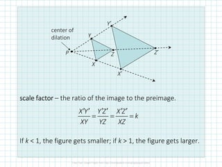 3.9.1 Dilation, Scale Factor, and Proportion | PPT