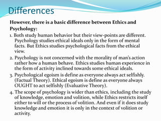 3. ethics and psycology | PPTX