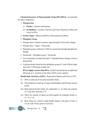 Genetics : Molecular basis of Inheritance | PDF