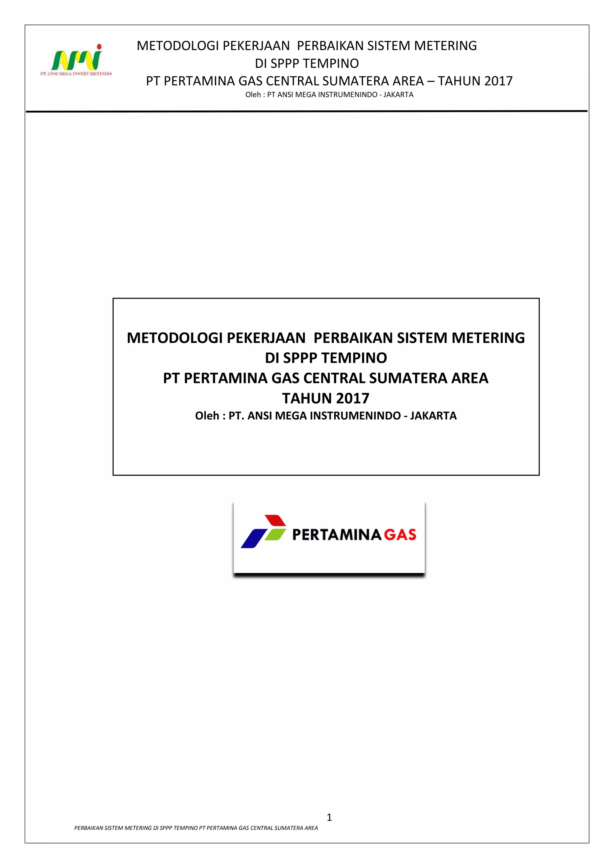 Metodologi Kerja SPPP Tempino | PDF