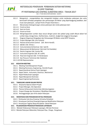 Metodologi Kerja SPPP Tempino | PDF