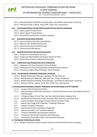 Metodologi Kerja SPPP Tempino | PDF