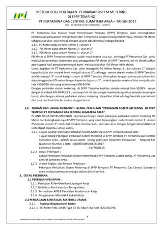 Metodologi Kerja SPPP Tempino | PDF