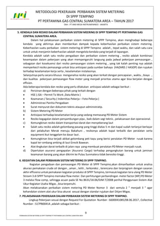 Metodologi Kerja SPPP Tempino | PDF