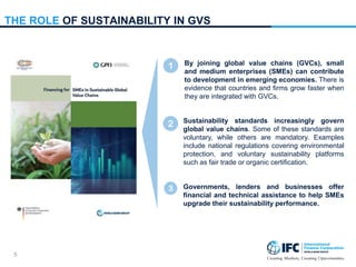 Naim - Financing SMEs in global sustainable value chains: the role of ...
