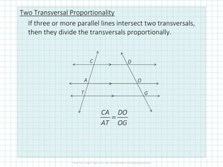 3.9.4 Similar Triangle Properties | PDF | Physics | Science