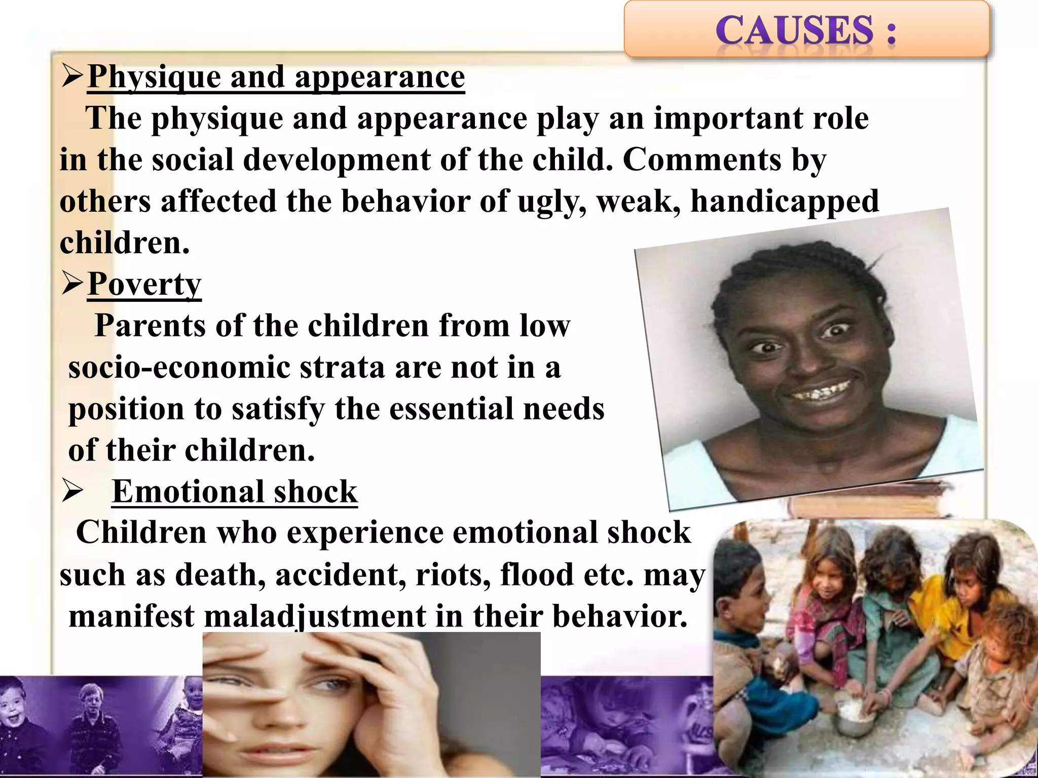 Maladjustment Causes & Symptoms , Detection Of Maladjustment | PPTX