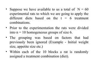 Randomized complete block design - Dr. Manu Melwin Joy - School of ...