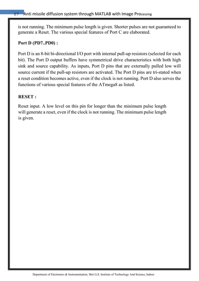Anti Missile Diffusion System Through Matlab With Image Processing Pdf