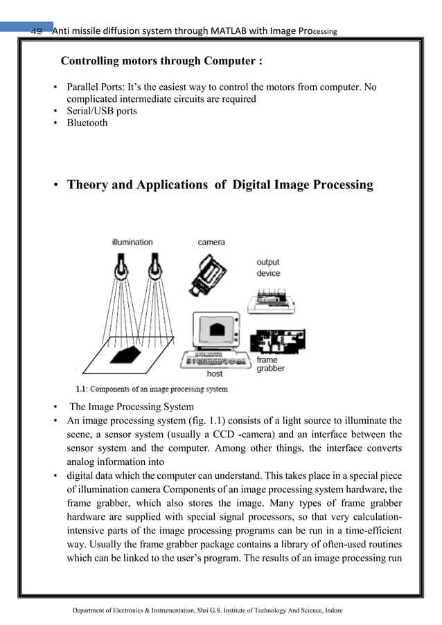 Anti Missile Diffusion System Through Matlab With Image Processing Pdf