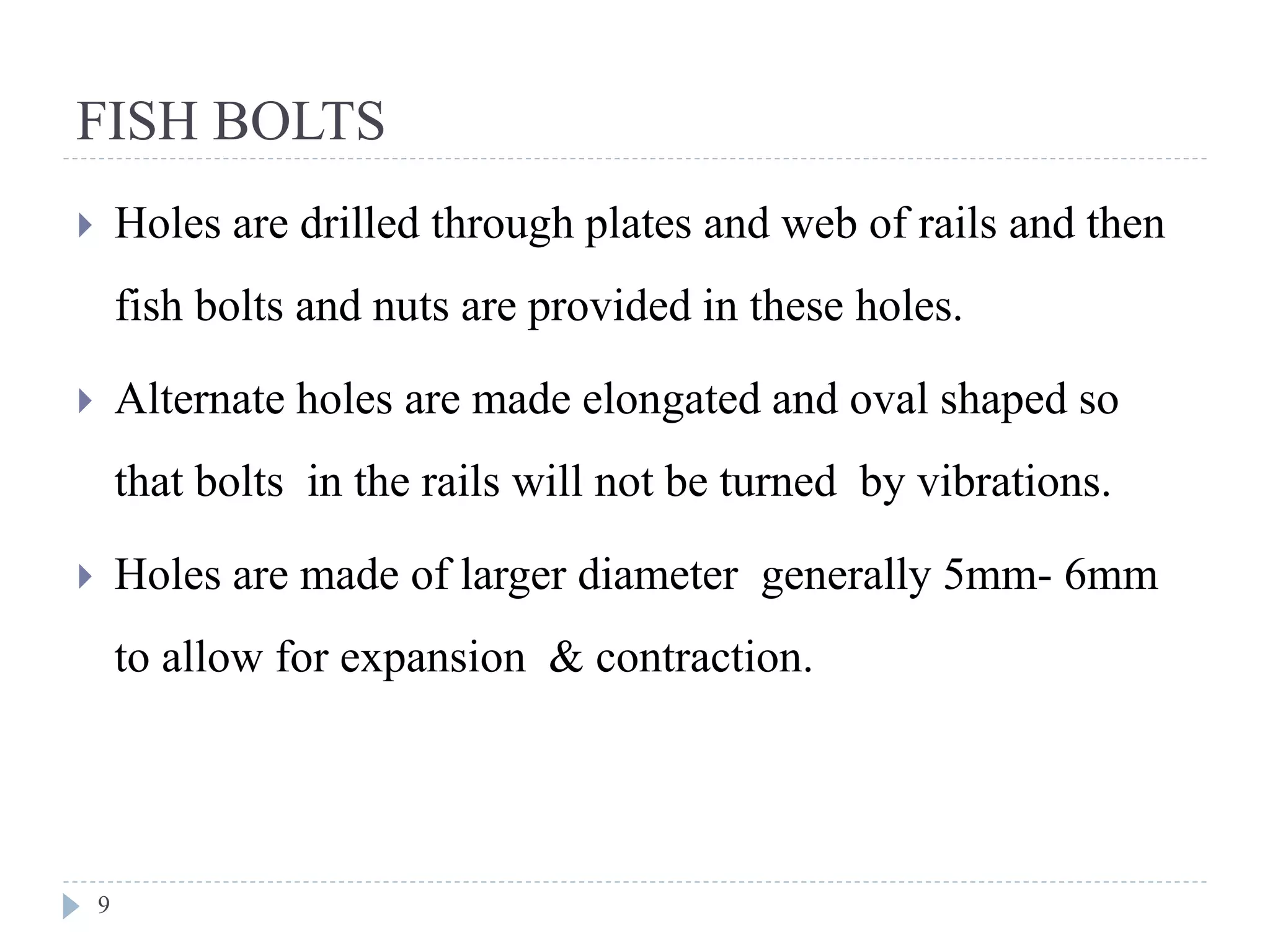 Rail fastenings and joints | PPTX
