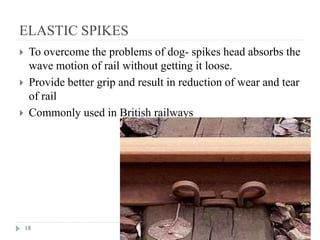 Rail fastenings and joints | PPTX