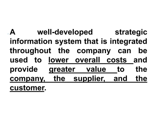 Information Systems Organizations And Strategy Pptx