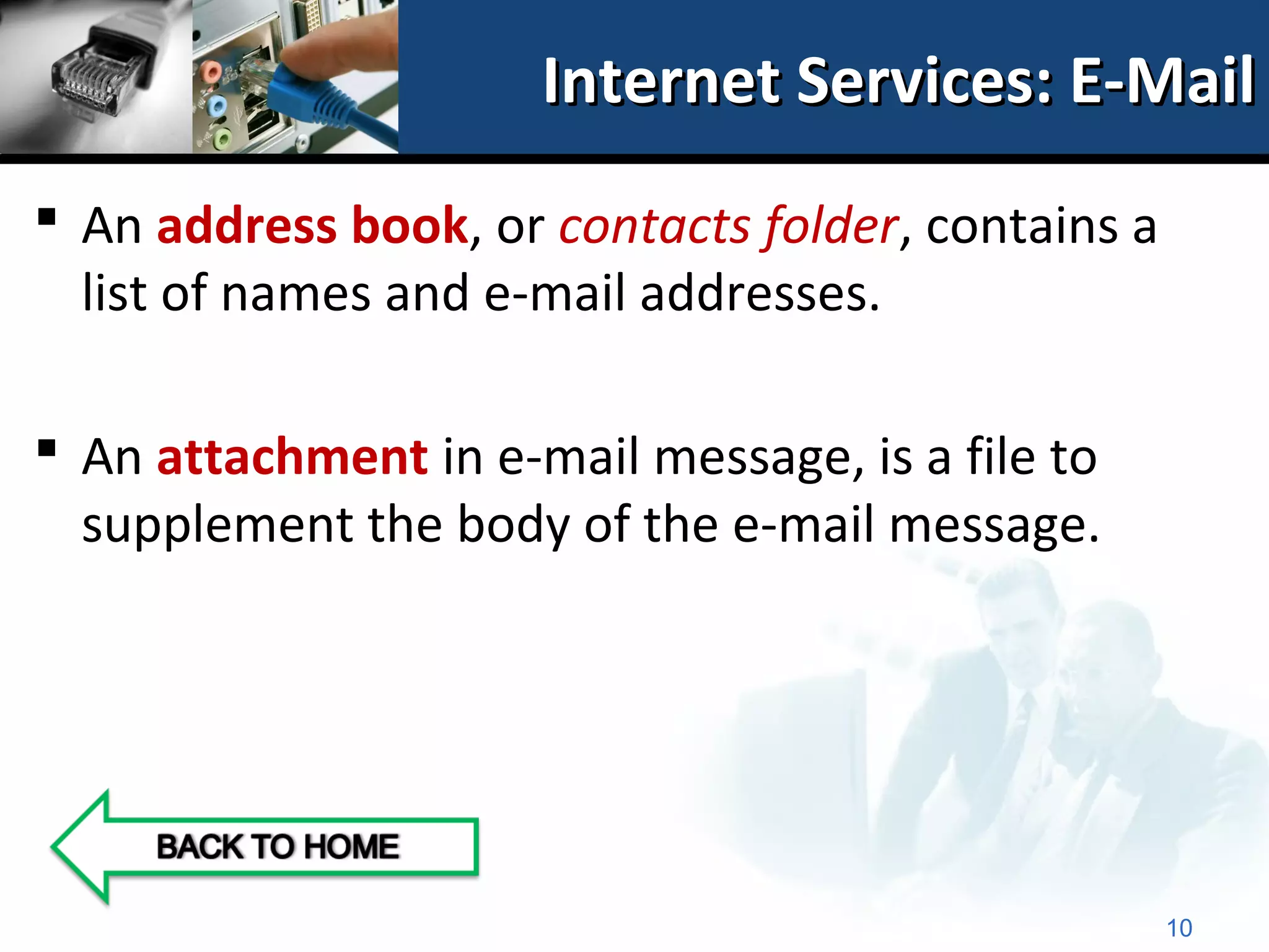 Computer Ethics And Security Ppt Email Internet