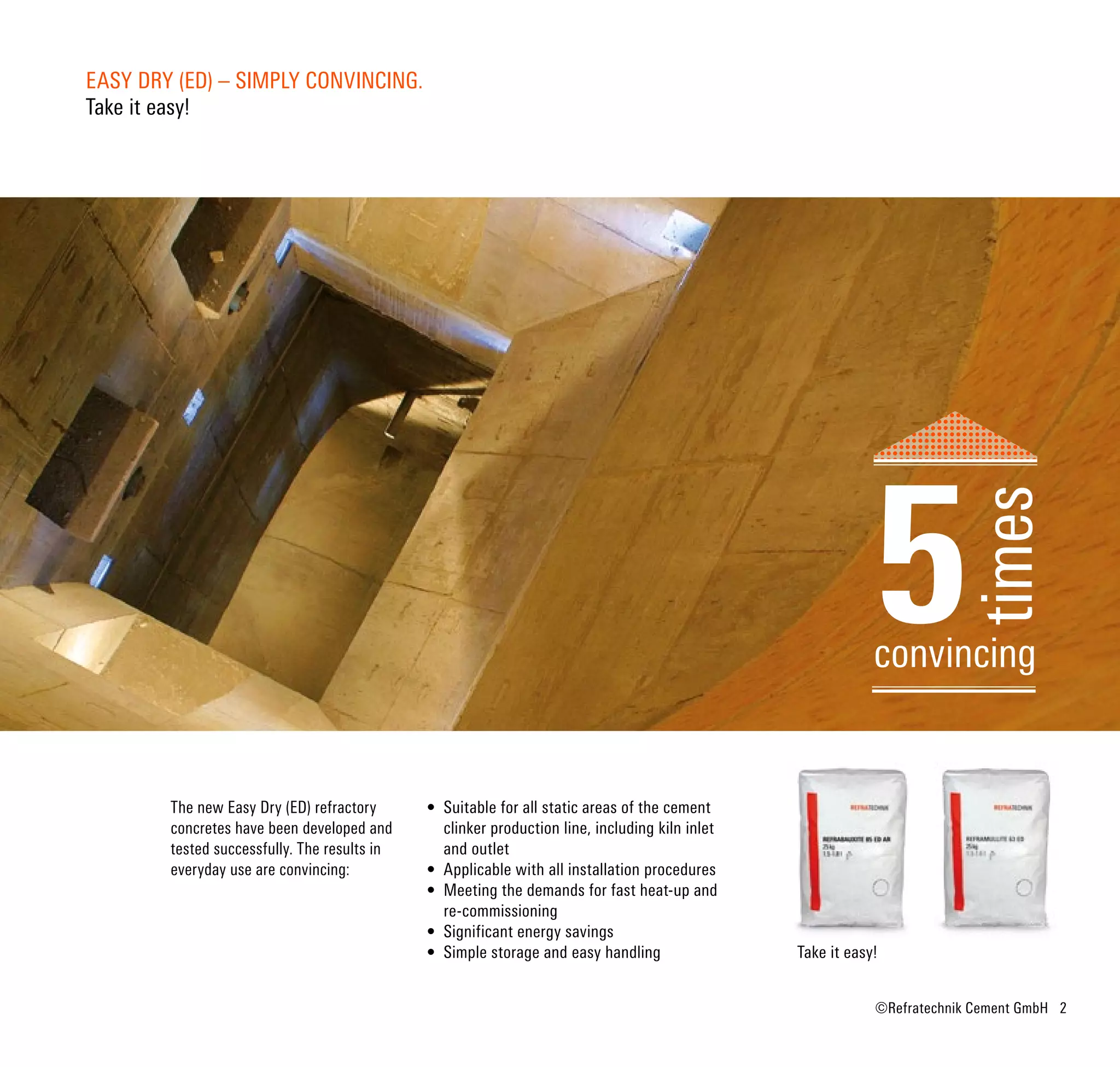EASY DRY (ED) Refractory Concrete Technology | PDF