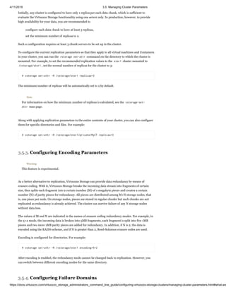 3.5. managing cluster parameters | PDF
