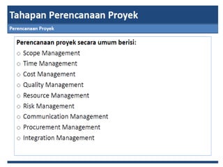 Inisiasi & Perencanaan Proyek_Materi Training 'PROJECT MANAGEMENT" | PDF