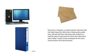 media doc costume and props | PPT