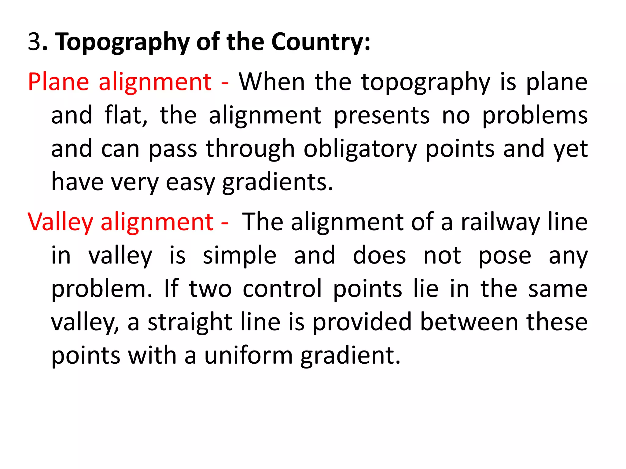 3.alignment of railway lines | PPTX