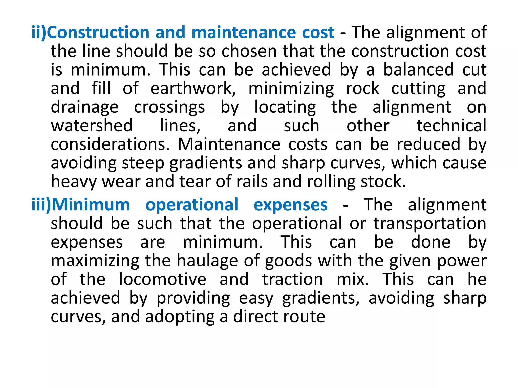 3.alignment of railway lines | PPTX