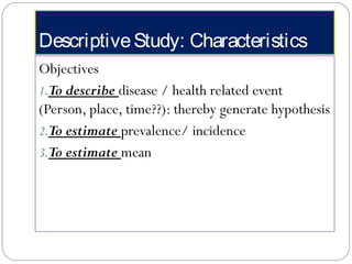 3. descriptive studies | PPT