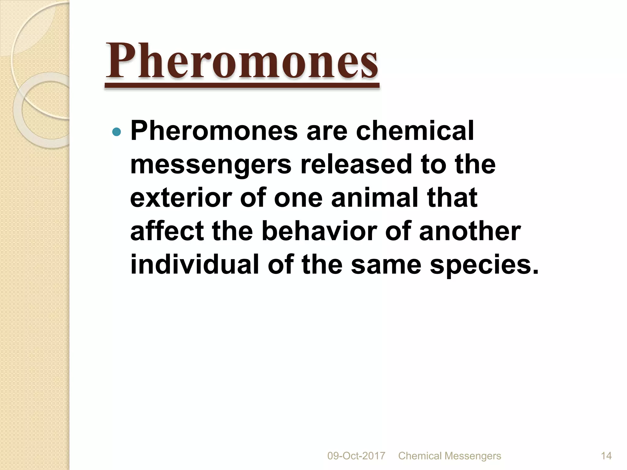 Chemical messengers, Biochemistry of Hormones & their Feedback ...