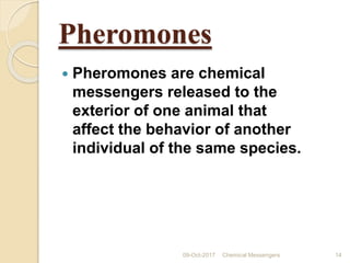 Chemical messengers, Biochemistry of Hormones & their Feedback ...