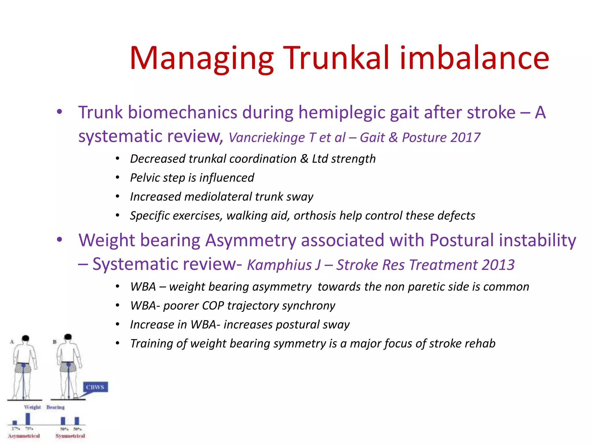 Stroke Rehabilitation - managing physical impairment | PPTX