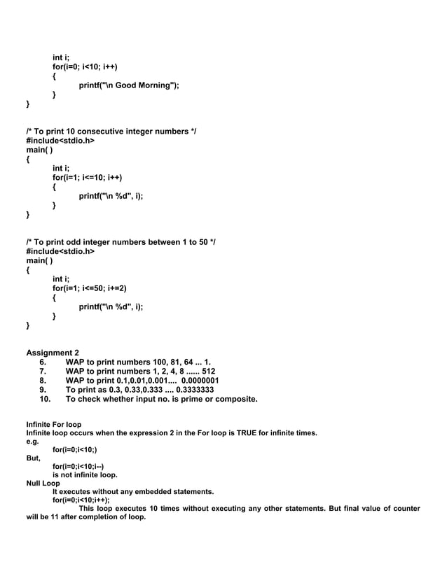 3. control statement | PDF