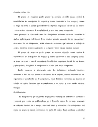 3. Personas clave para el éxito de un proyecto | DOCX