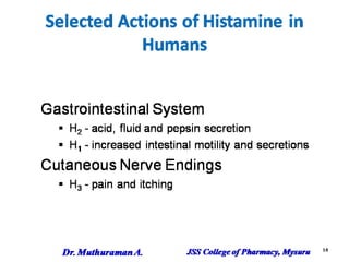 3.1 histamine and serotonin | PDF