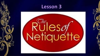 Rules of Netiquette | PPTX