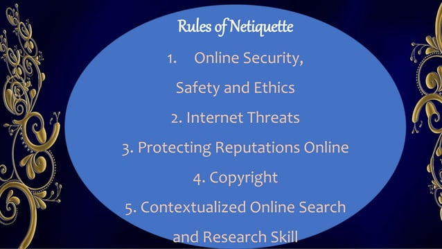 Rules of Netiquette | PPTX | Internet for Beginners | Internet