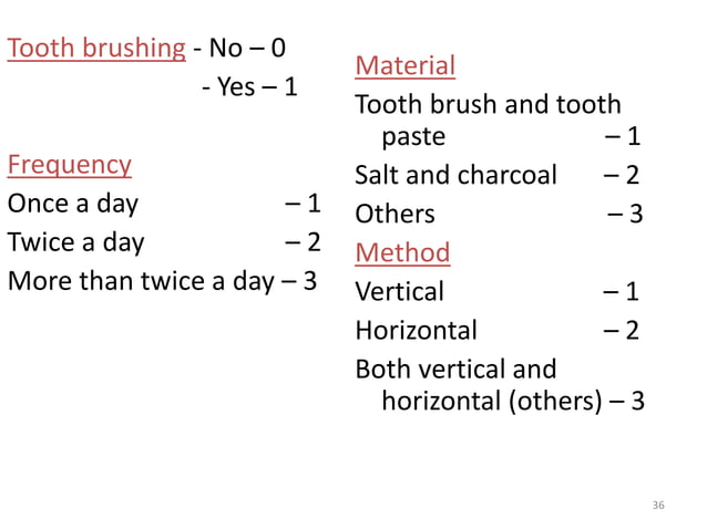 Oral Health Assessment Form, CPI, DMFT | PPTX | Dental Health ...