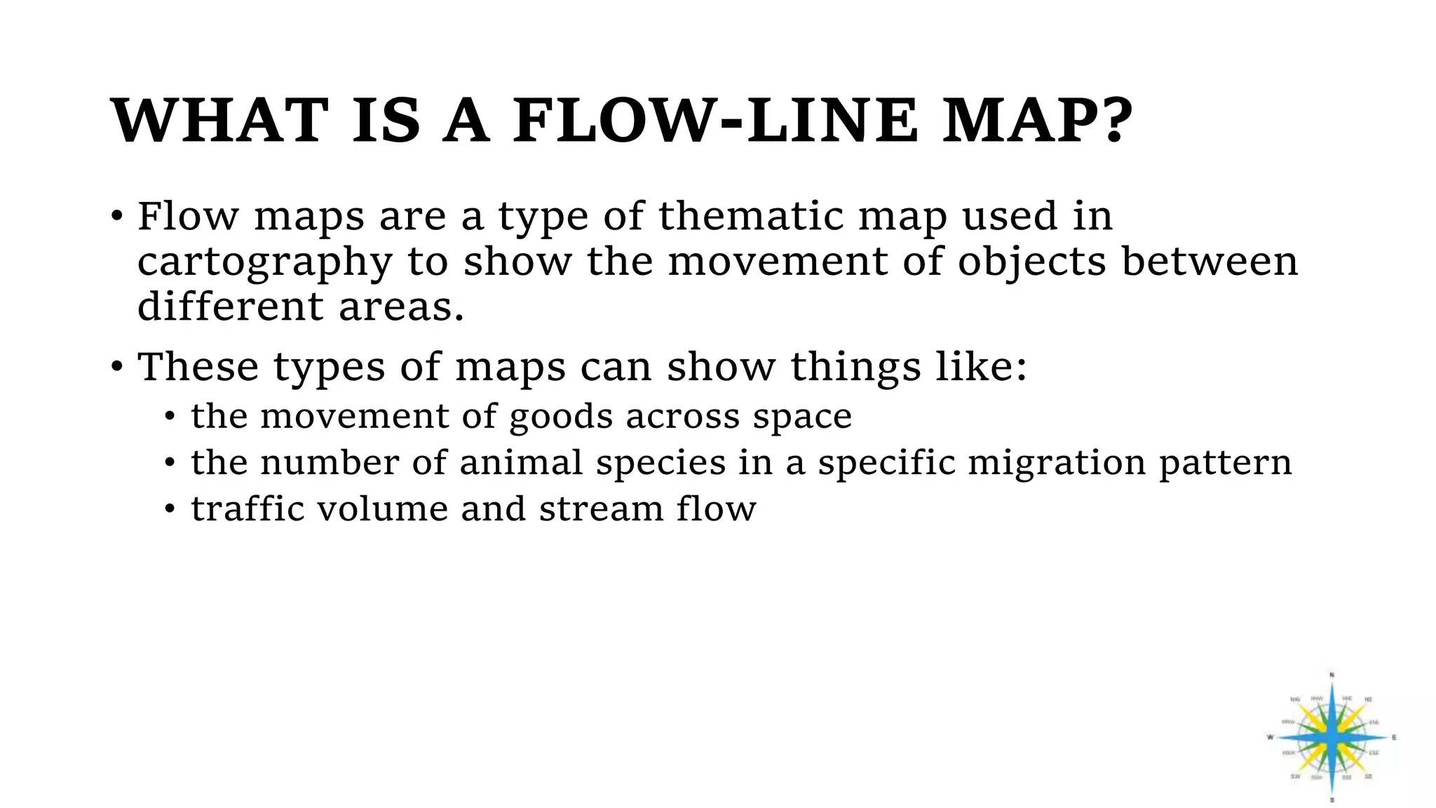 GEOGRAPHIC SKILLS: FLOW-LINE MAPS | PPTX
