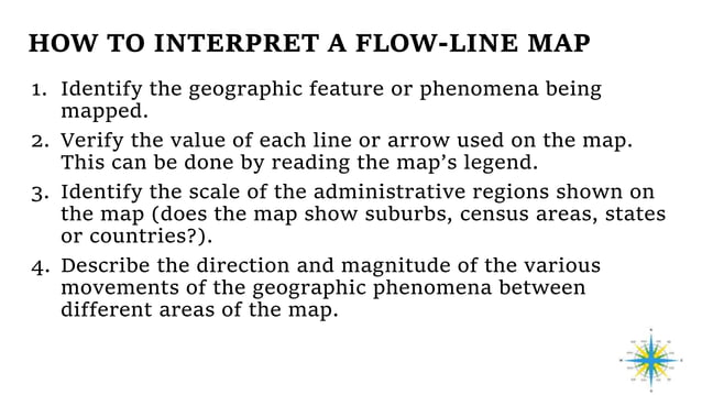 GEOGRAPHIC SKILLS: FLOW-LINE MAPS | PPTX