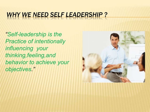 self leadership | PPTX