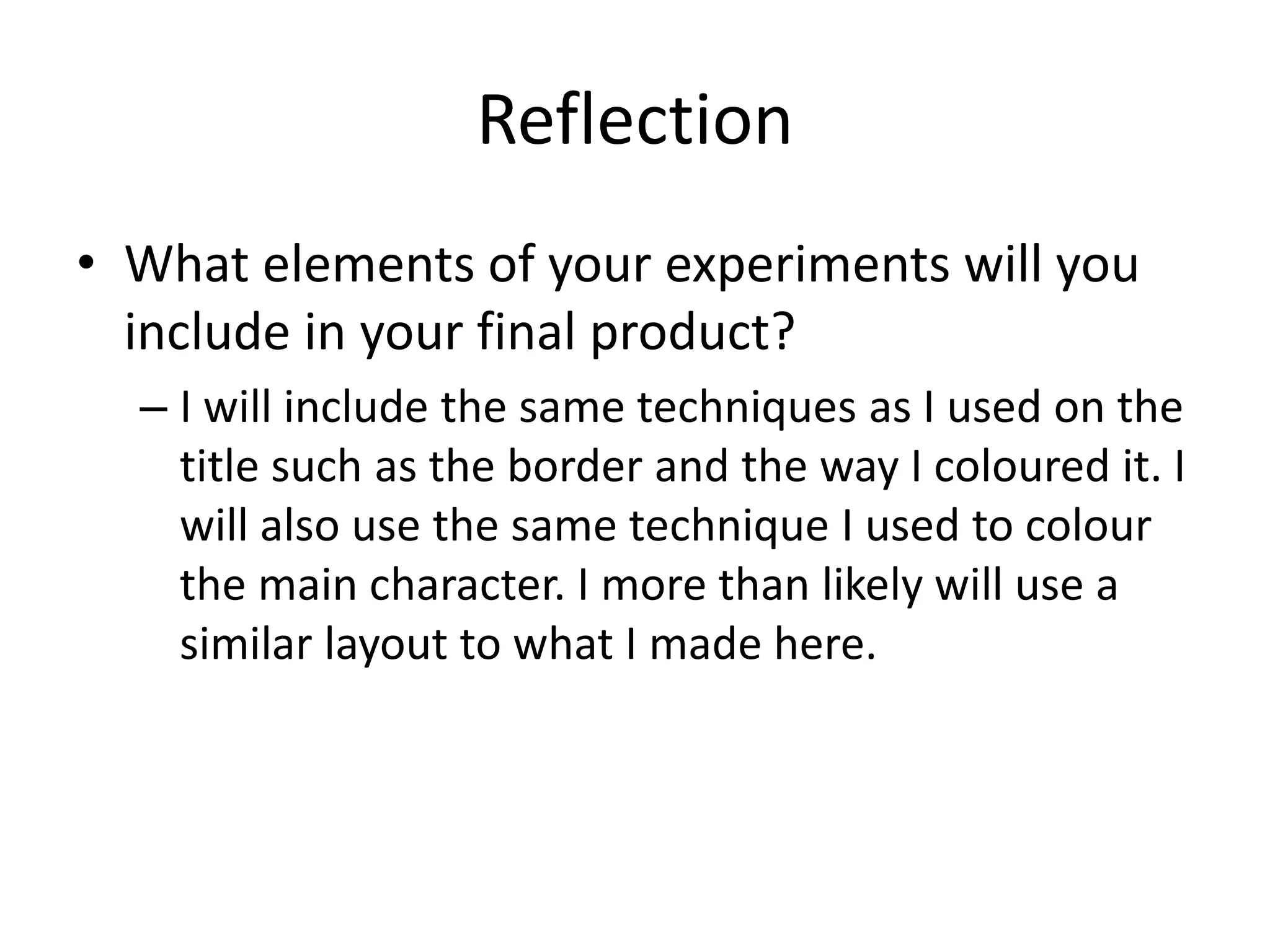 3. fmp production experiments | PPTX