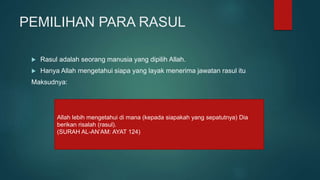3.1 Nabi & Rasul | PPTX