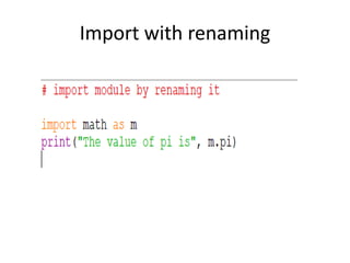 Functions in Python | PPT