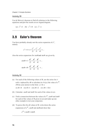 3.complex numbers Further Mathematics Zimbabwe Zimsec Cambridge | PDF