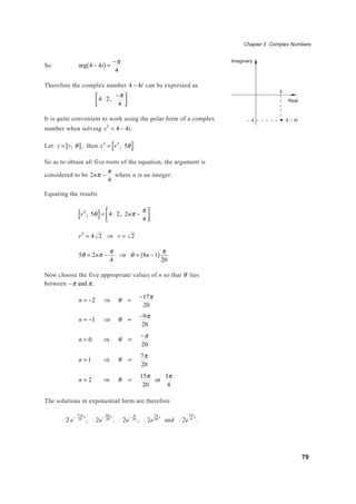 3.complex numbers Further Mathematics Zimbabwe Zimsec Cambridge | PDF