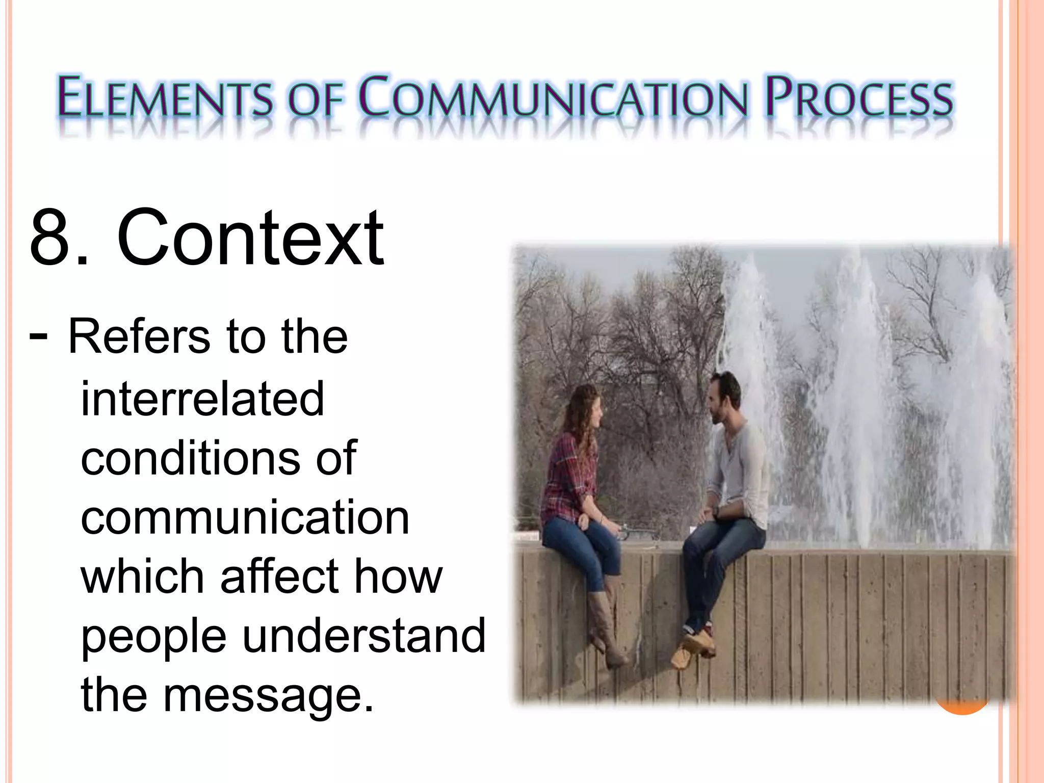 nature, elements, models, and functions of Communication | PPTX