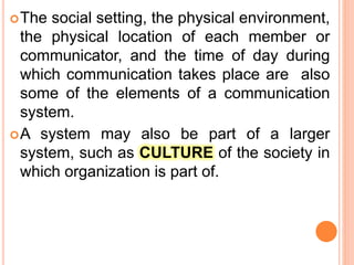 nature, elements, models, and functions of Communication | PPT
