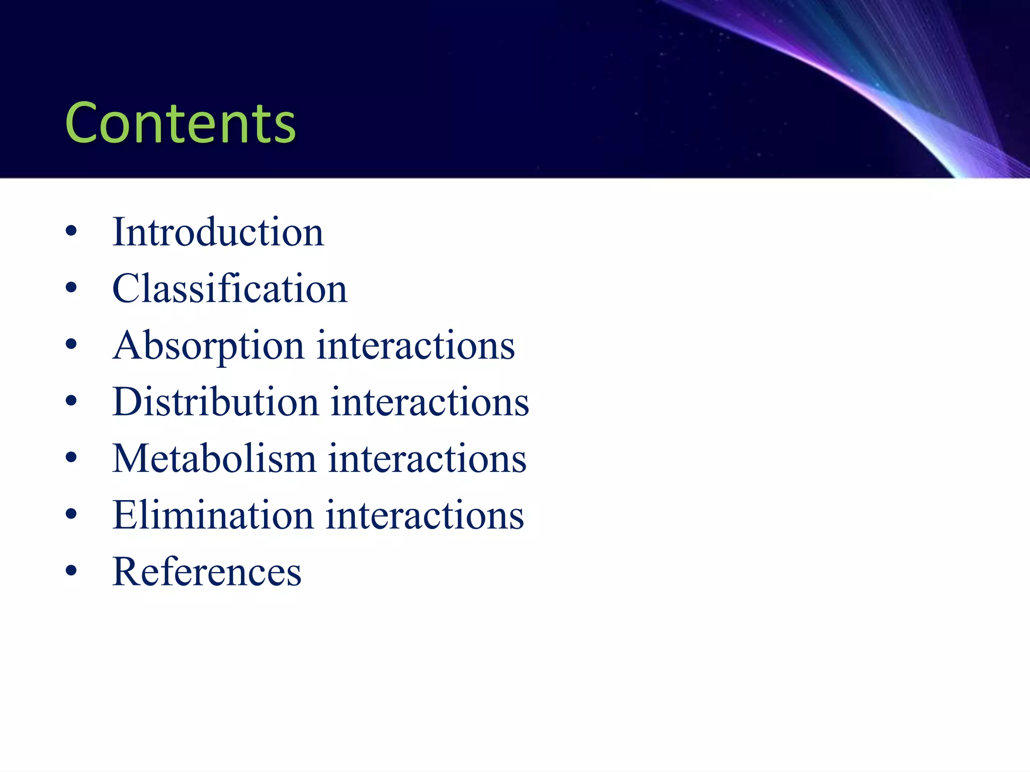 pharmacokinetic drug interactions | PPTX