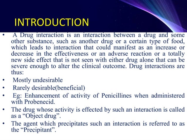 pharmacokinetic drug interactions | PPTX | Digestive Disorders ...